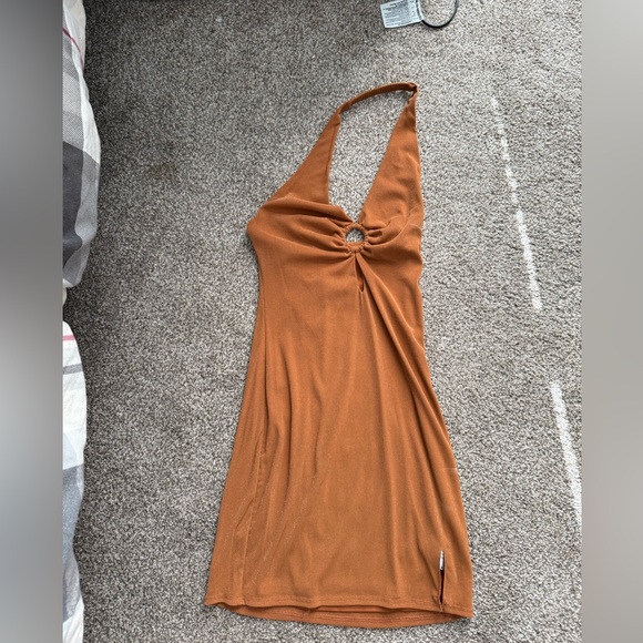 Dresses | Burnt Orange Mini Dress | Poshmark